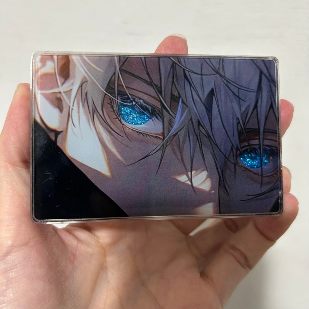 Gojo Go Eyes Jujutsu Kaisen Jujutsu Kaisen Glitter ไพ่นกกระจอก ...