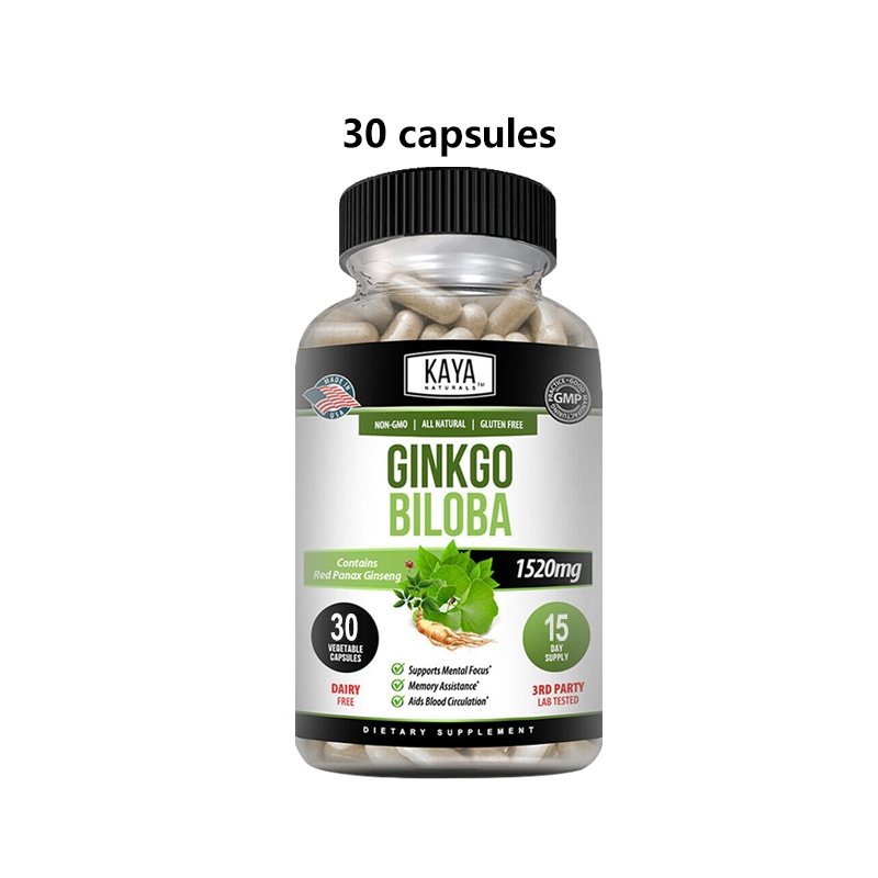 MEGA Ginkgo Biloba extract 1520mg สารสกัดจากใบแปะก๊วย สมอง และความทรงจำ ...