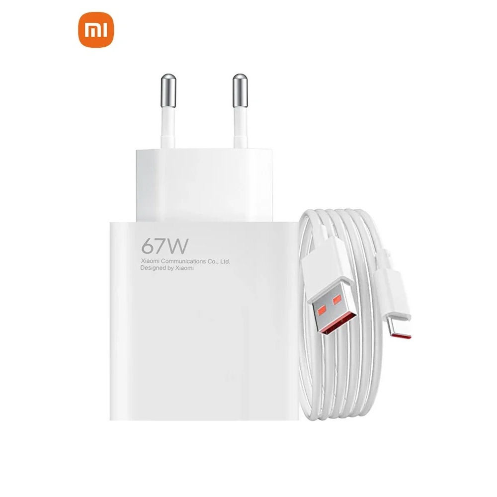 อุปกรณ์ชาร์จเร็ว EU 67W สําหรับ Xiaomi Poco X3 GT F3 GT Poco X4 Pro 5G Mi Mix Fold Mi 11 11pro ...