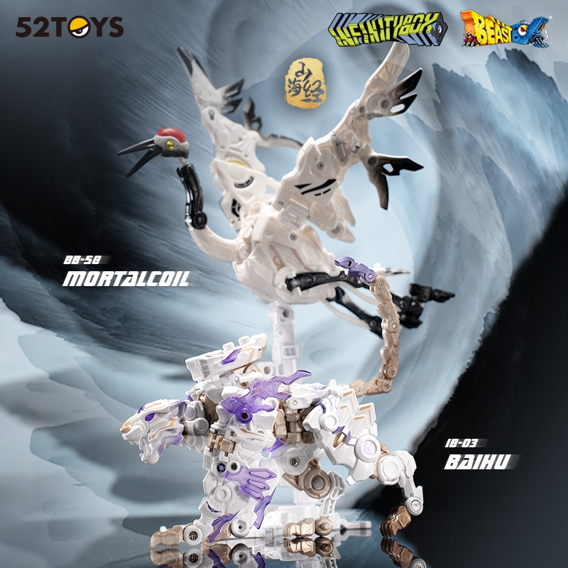 52TOYS Infinitybox IB-03 BAIHU Mecha Deformation Action Figure Portable Model | Shopee Thailand