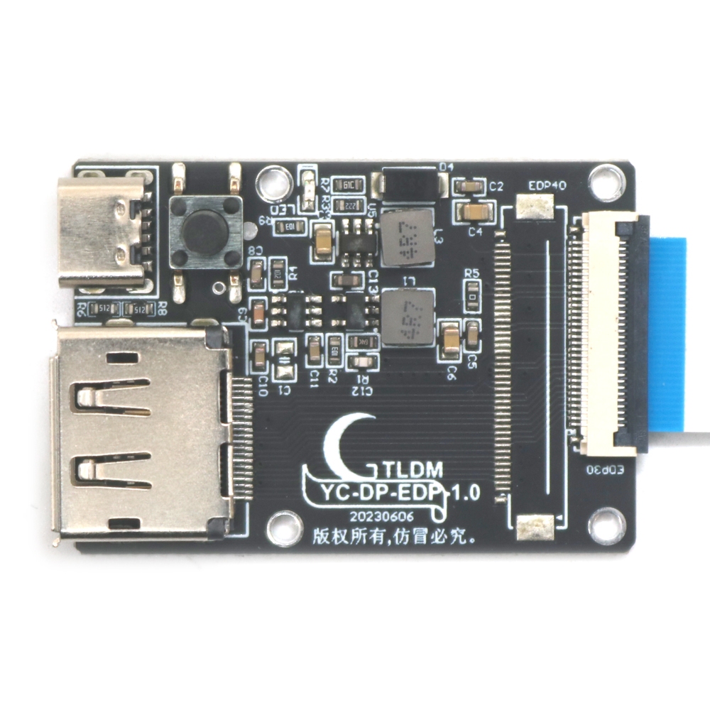 บอร์ดอะแดปเตอร์สัญญาณ 30pin 40pin DP เป็น EDP TYPEC EDP EDP 4k 8K 120HZ สําหรับหน้าจอแสดงผล LCD ...