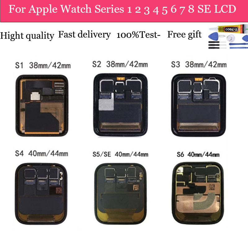 หน้าจอสัมผัส LCD แบบเปลี่ยน สําหรับ Apple Watch Series 1 2 3 4 iWatch ...