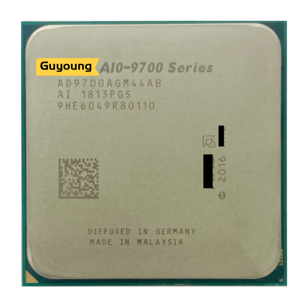 ซ็อกเก็ตโปรเซสเซอร์ CPU YZX A10-Series A10-9700 A10 9700 3.5 GHz Quad-Core AD9700AGM44AB ...