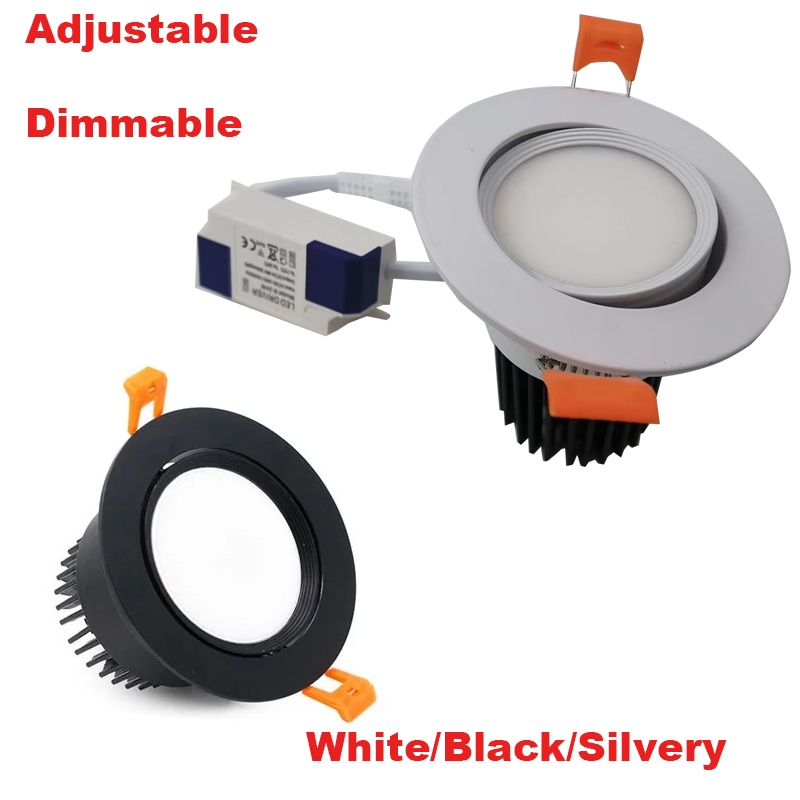 Pin Light มุมปรับ Spotlight หรี่แสงได้ Led ดาวน์ไลท์ 18W/7W/12w COB ...