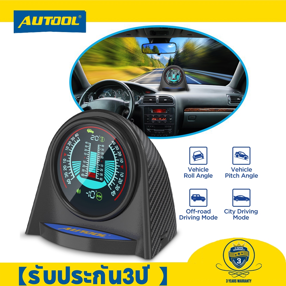 Autool X94 เกจวัด สมาทเกจ Smart Gauge เครื่องวัดมุมดิจิทัล หน้าจอ HUD แบบมืออาชีพ สําหรับรถยนต์ ...