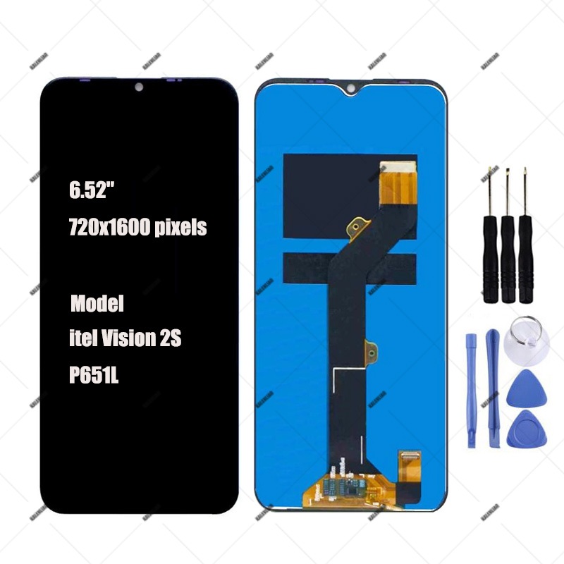 สําหรับ Itel Vision 2s Vision 5 P651L จอแสดงผล LCD Touch Screen ...