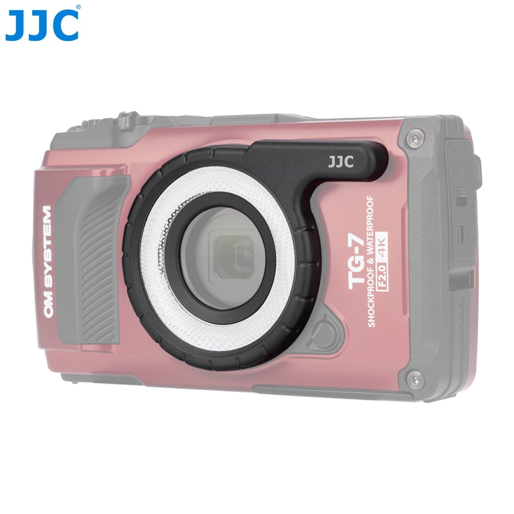 JJC แหวนไกด์ไฟ LED อุปกรณ์เสริม สําหรับกล้อง Olympus Tough TG-7 TG-6 TG-5 TG-4 TG-3 TG-2 TG-1 ...