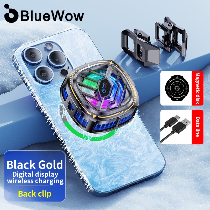 Bluewow X76 หม้อน้ําเล่นเกมกึ่งตัวนํา มีไฟ RBG หลากสี ปรับความเร็วได้ เสียงเงียบมาก และเสียงเบา ...