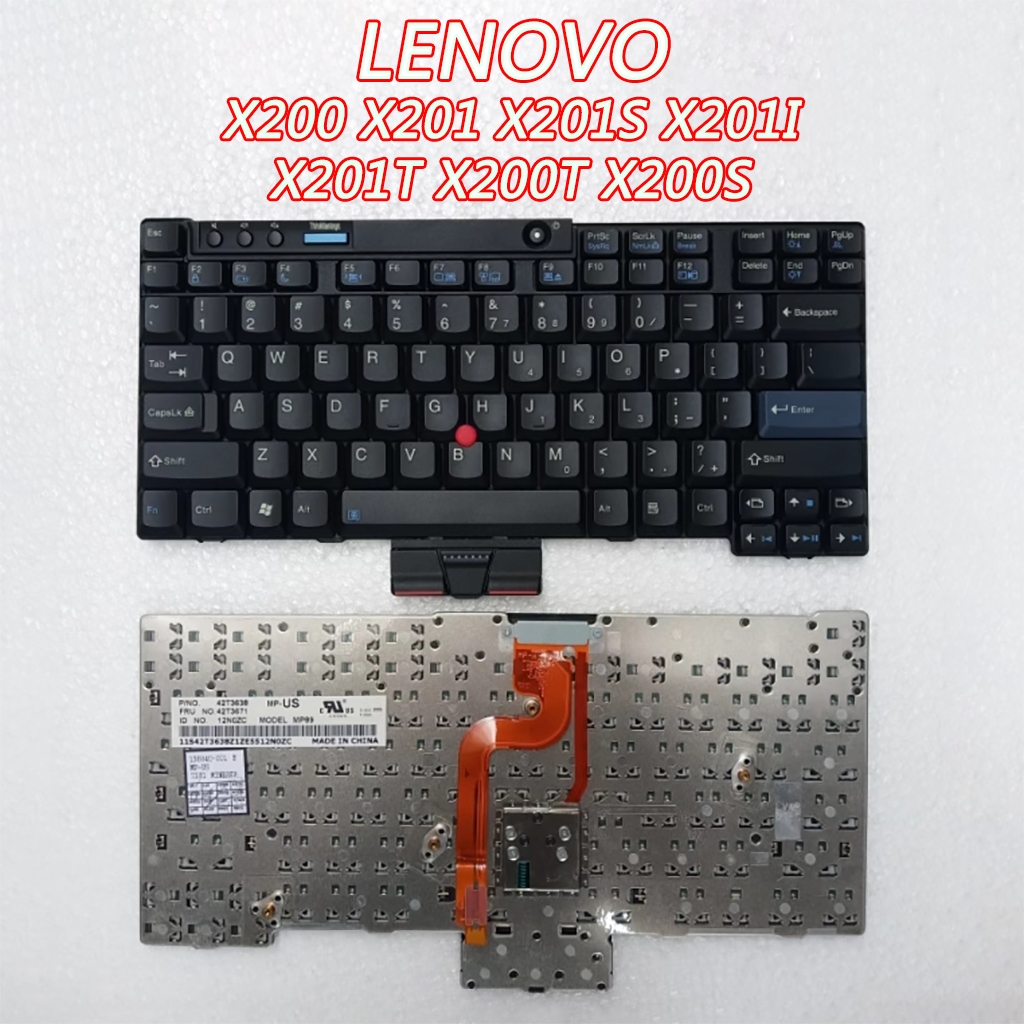 คีย์บอร์ดแล็ปท็อป Lenovo THINKPAD X200 X201 X201S X201I X201T X200T X200S | Shopee Thailand