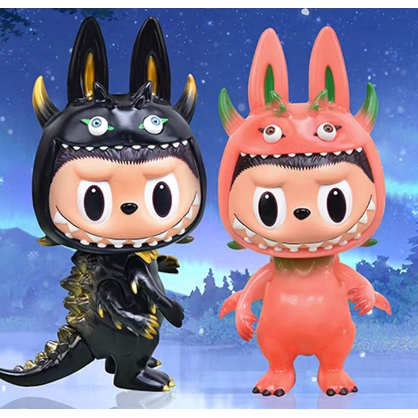 Longjiasheng Labubu rangeas เอสเอส Labubu สี่มือสีดำ Pitaya ทอง labubu ...