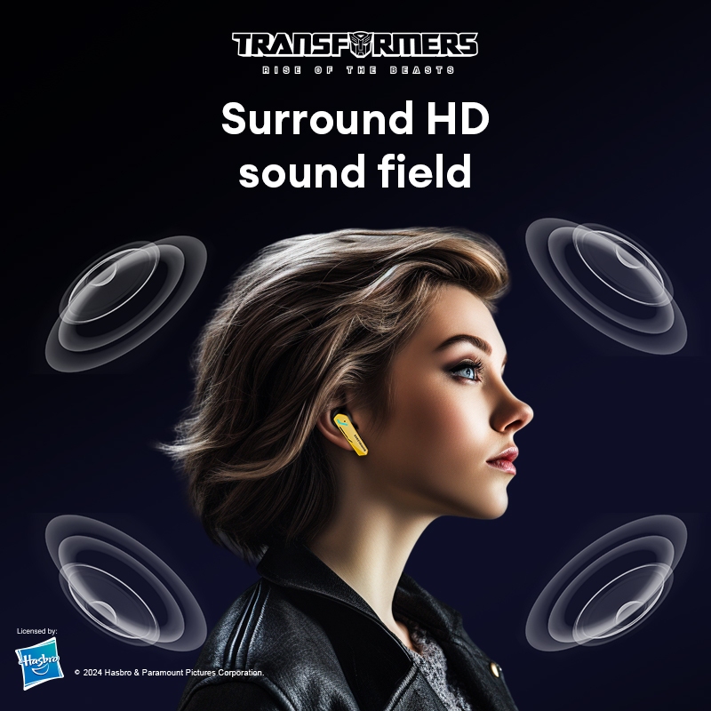 Transformers TF-T10 หูฟังบลูทูธ HD Call HIFI Surround สัมผัสลื่น ใช้งานได้นาน | Shopee Thailand