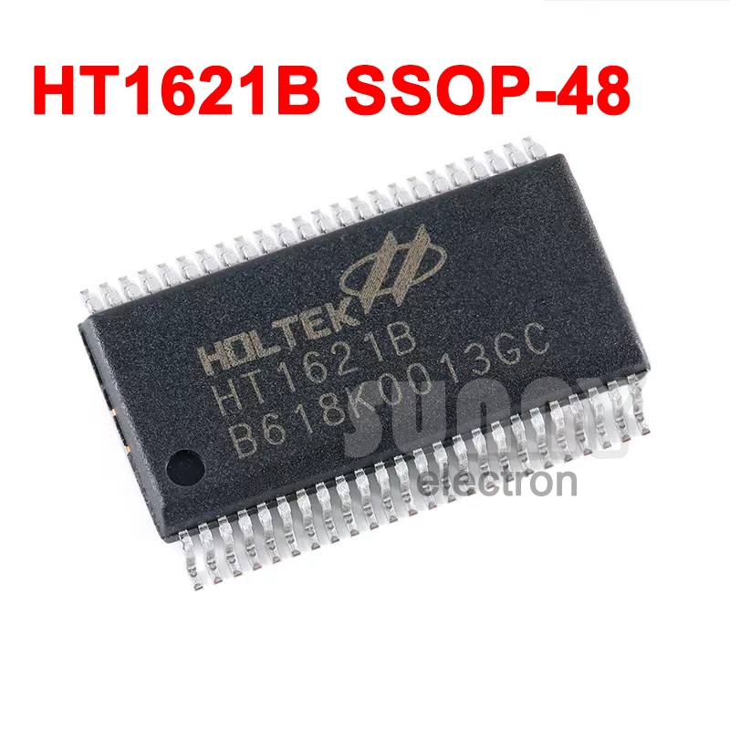 5 ชิ้น ชิปควบคุม LCD HT1621B SSOP-48 RAM 32 * 4 I/O MCU HOLTEK B618K0013GC | Shopee Thailand