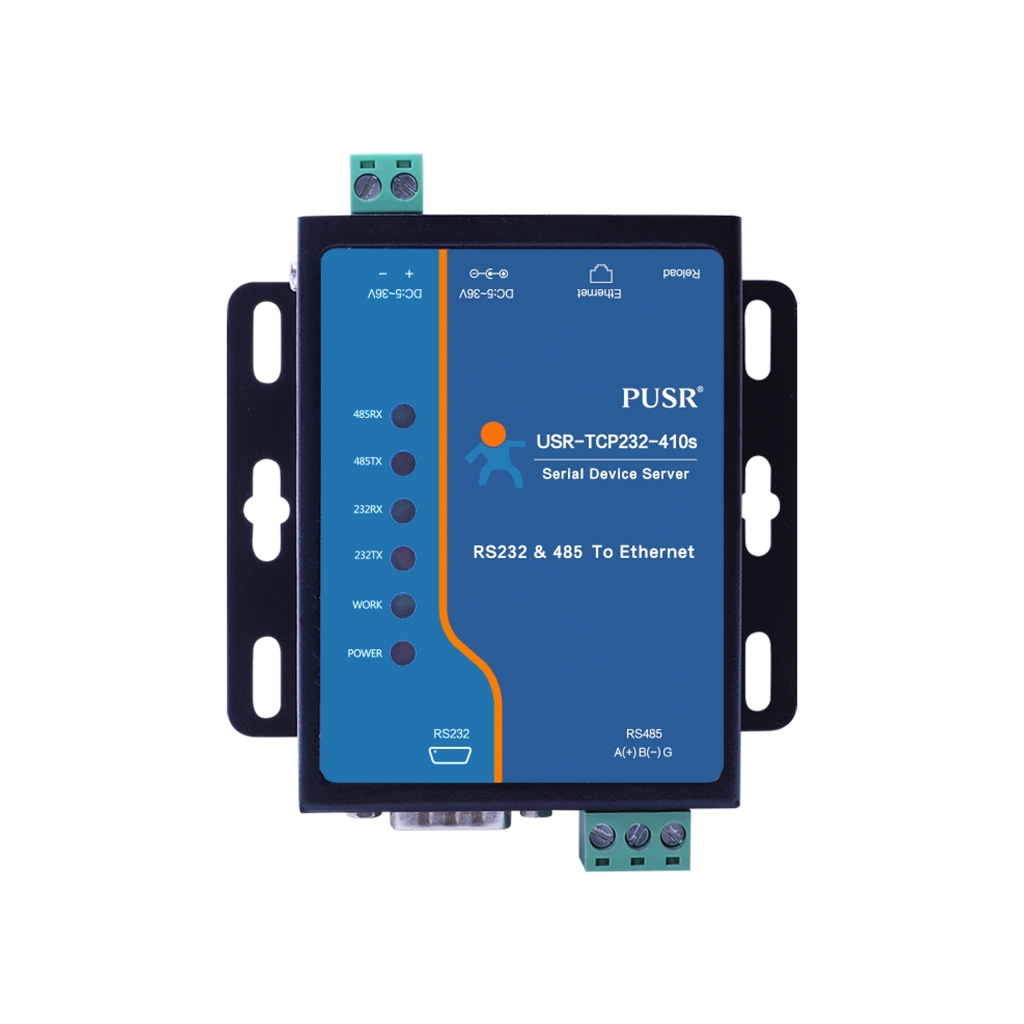 PUSR RS232 RS485 Modbus RTU ถึง Modbus TCP Gateway Serial to Ethernet ...