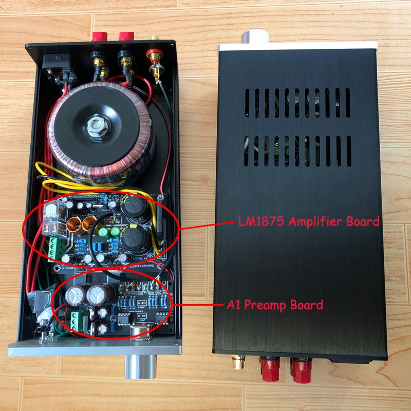 เครื่องขยายเสียงสเตอริโอ HIFI LM1875 A1 Preamp GC2.0 Channel 30W+30W | Shopee Thailand