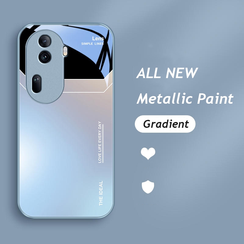 เคสโทรศัพท์มือถือแบบนิ่ม กันกระแทก กันรอยนิ้วมือ ไล่โทนสี หรูหรา แฟชั่น ...