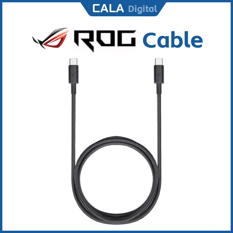 สายชาร์จ PD แบบถัก ROG 65W สายส่งสัญญาณไฮเปอร์ชาร์จเร็ว ปลั๊กชาร์จ 30W 65W เหมาะสำหรับโทรศัพท์ ...