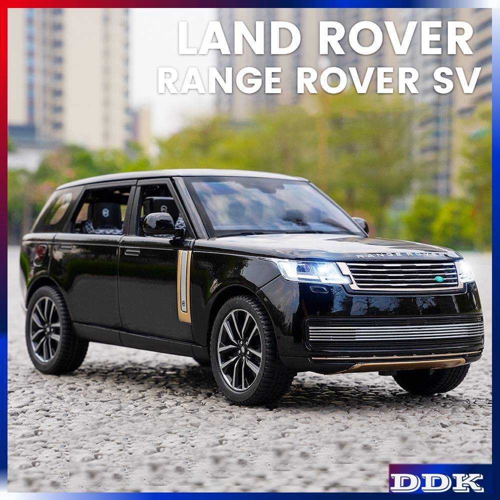 Ddk โมเดลรถยนต์ 1:24 Land Rover Range Rover Diecast โลหะผสม มีเสียง และ ...