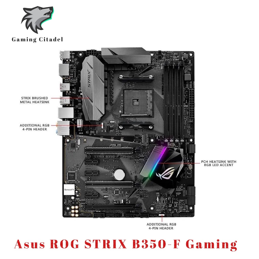 เมนบอร์ด ASUS PRIME B350-PLUS ATX AMD B350 AM4 DDR4 SATA3 M.2 HDMI DVI-D VGA Con | Shopee Thailand