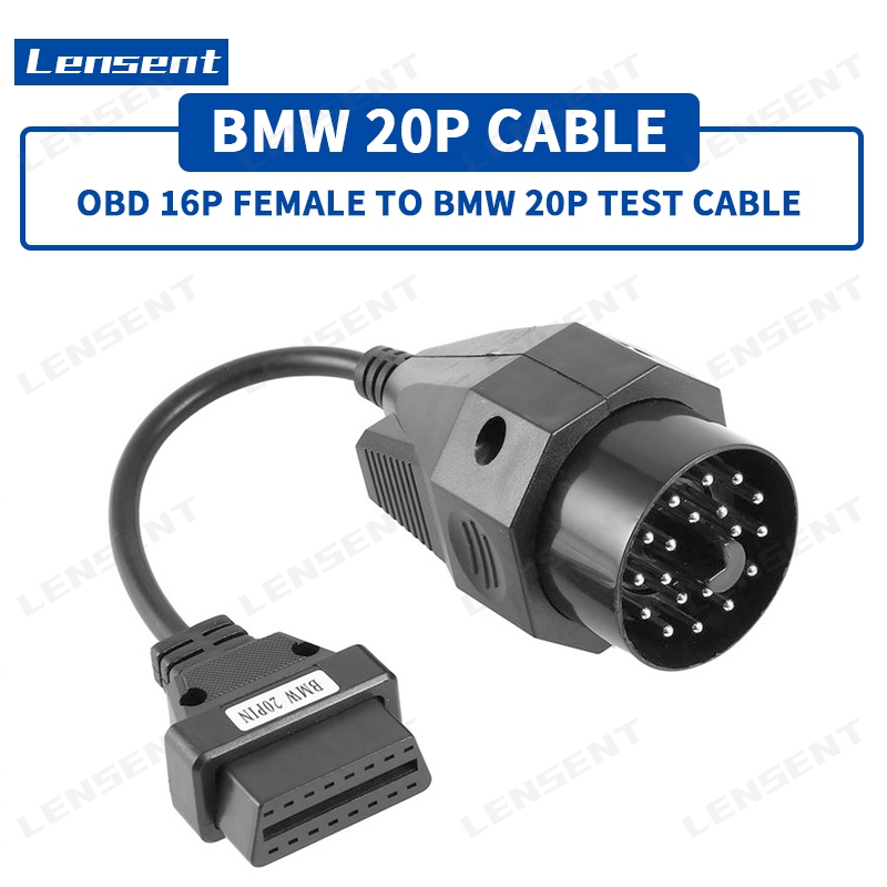 อะแดปเตอร์สายเคเบิ้ล 20 Pin to 16 OBD2 OBDII สําหรับ BMW E36 E46 E53 ...