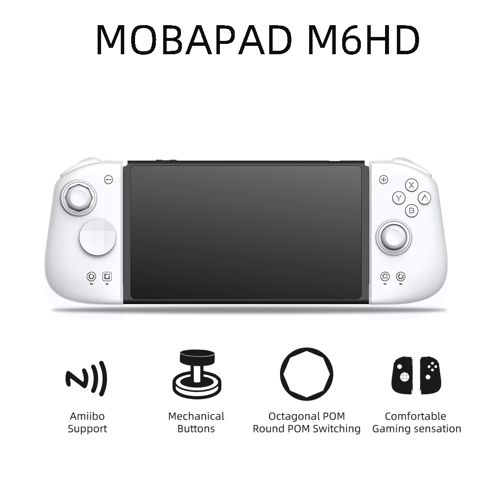 Mobapad M6 HD Joycons Nintendo Switch Pro จอยสติ๊กควบคุม ปรับเอฟเฟกต์ฮอลล์ เทคโนโลยีการสั่น ...