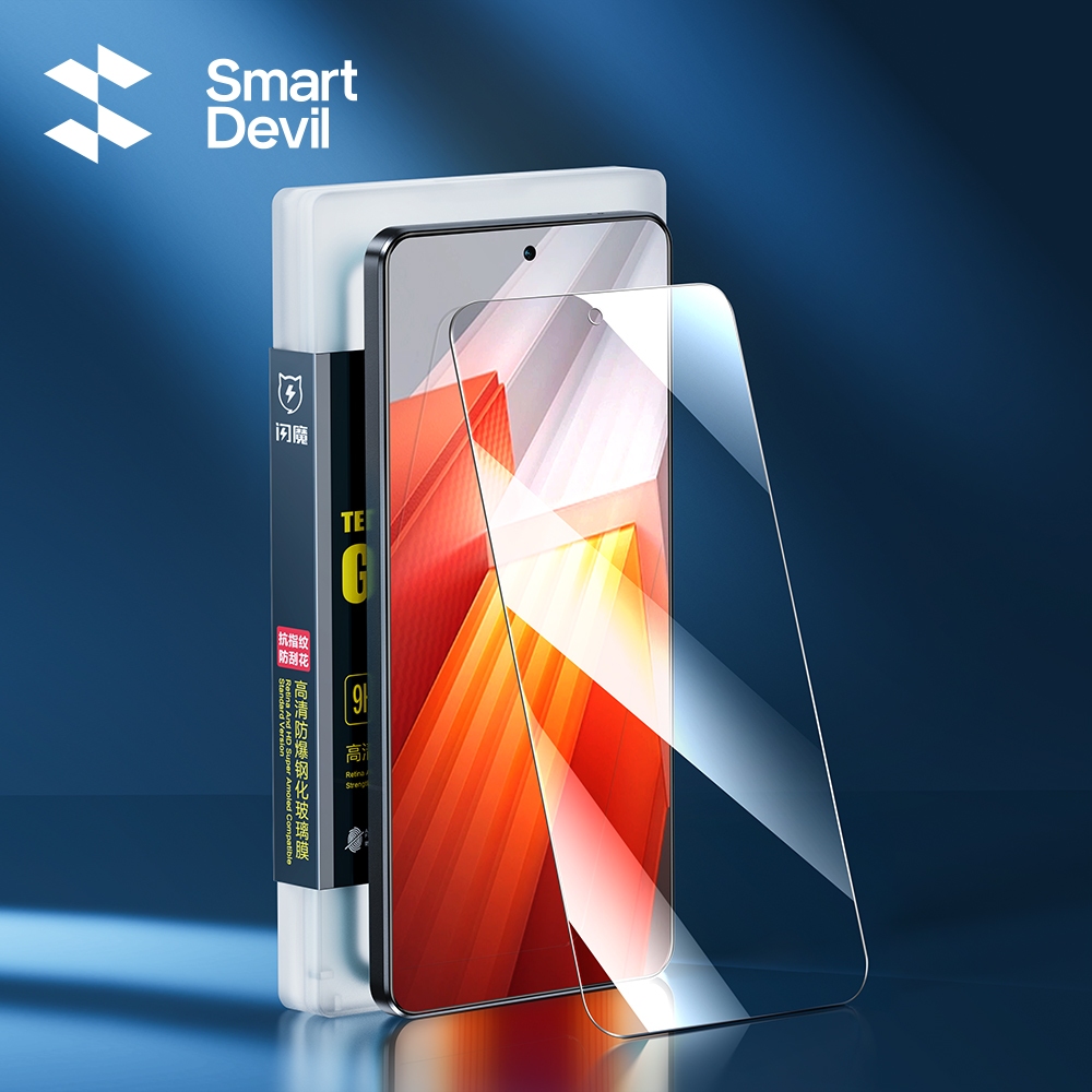 SmartDevil กระจกนิรภัย 2.5D กันตก กันระเบิด สําหรับ Vivo iQOO Neo 8 9 ...
