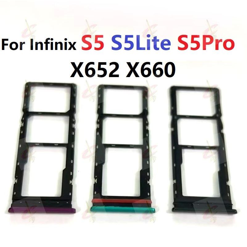 ถาดซิม สําหรับ Infinix S5 Lite Pro X652 X6526 X652B X652C X6528 X660 ...
