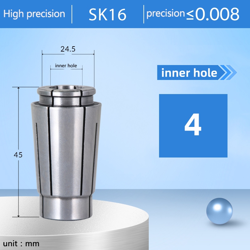 หัวจับคอลเล็ต SK CNC ความแม่นยําสูง ขนาด 0.008 มม. สําหรับเครื่องแกะสลัก 1 ชิ้น collet chuck ...