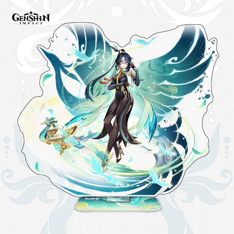 Genshin impact figure Kinich Navia Mualani ขาตั้งอะคริลิค ขาตั้ง Furina ...