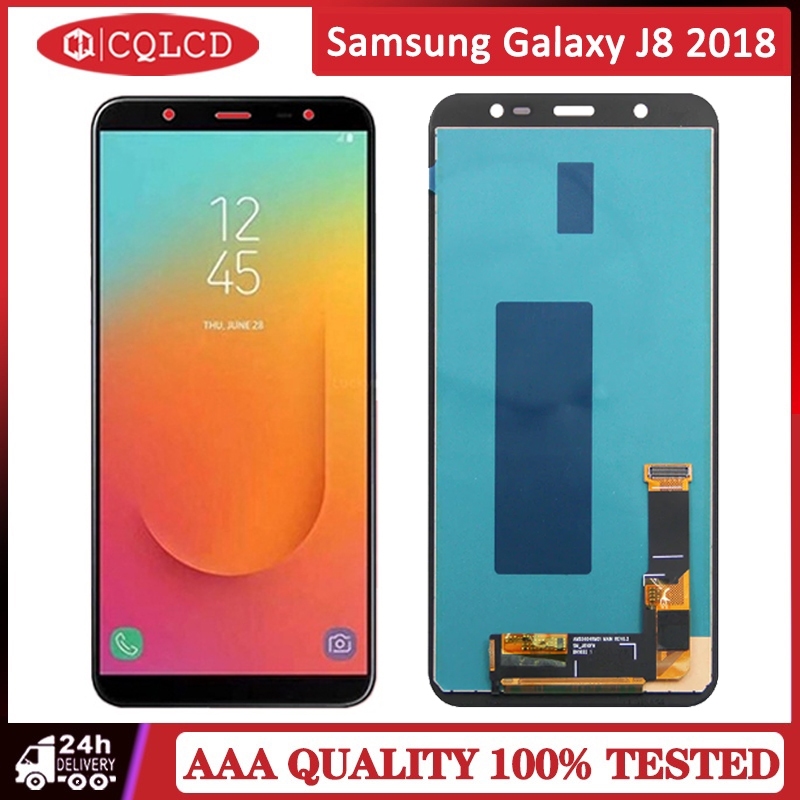 ชุดหน้าจอ Samsung Galaxy J8 2018 เปลี่ยนแอสเซมบลีหน้าจอสัมผัส J810 ...