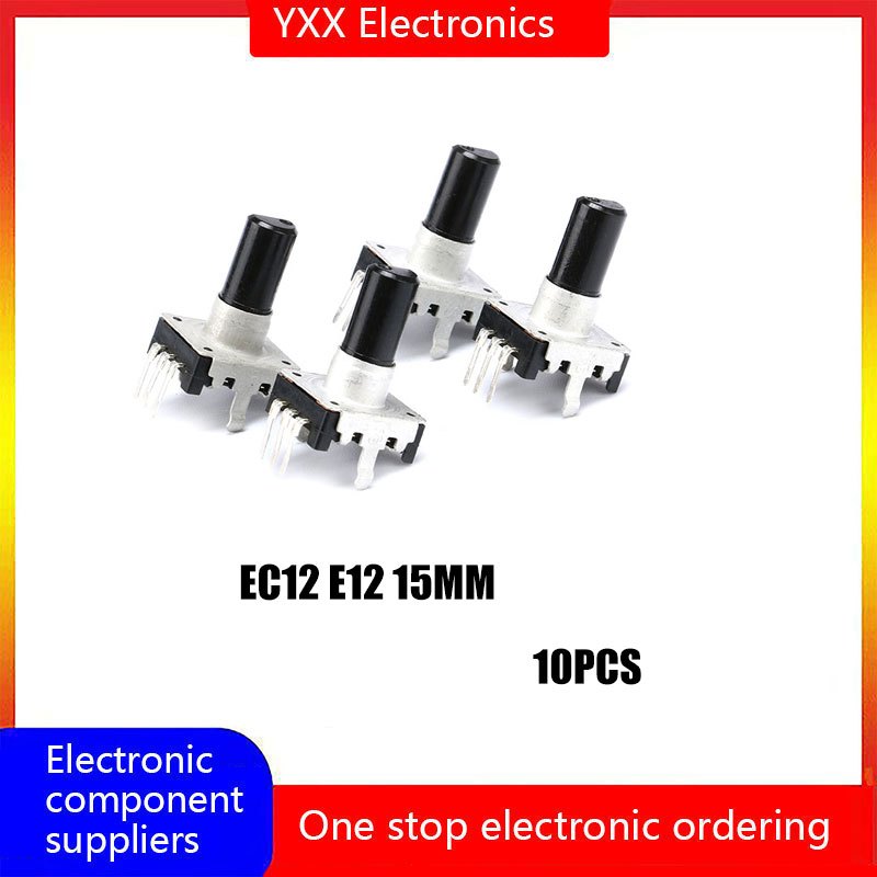 เอ็นโค้ดเดอร์เสียง 10 EC12 E12 360°เอนโค้ดเดอร์ขาตั้งกล้อง หมุนได้ ยาว 15 มม. | Shopee Thailand