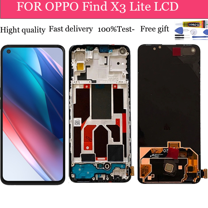 อะไหล่หน้าจอสัมผัสดิจิทัล LCD CPH2145 สําหรับ OPPO Find X3 Lite CPH2145 | Shopee Thailand