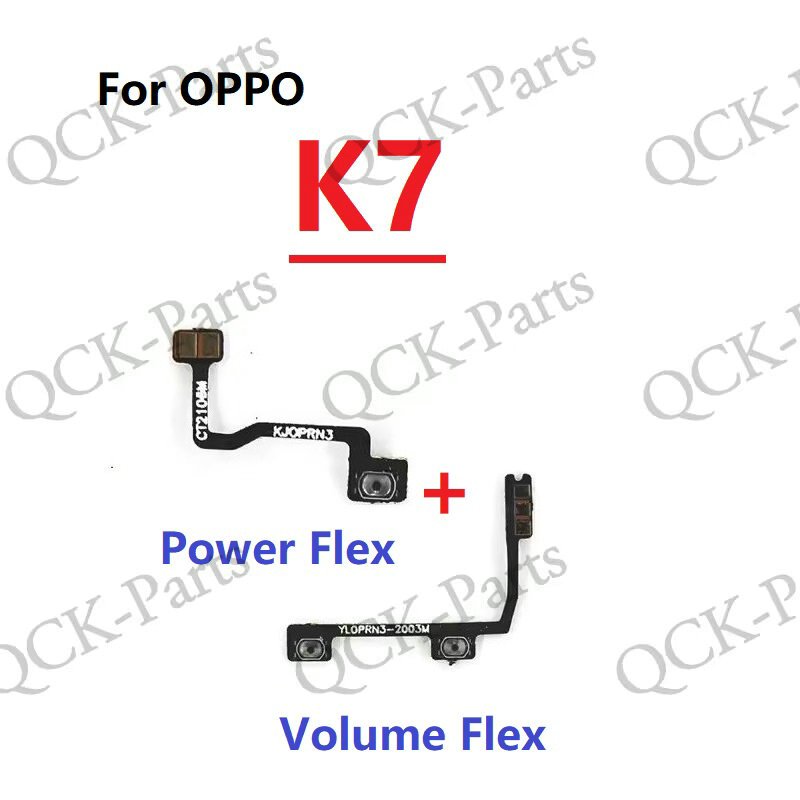 ปุ่มสวิตช์เปิด ปิด ปรับระดับเสียง สายเคเบิลอ่อน แบบเปลี่ยน สําหรับ OPPO K7 | Shopee Thailand