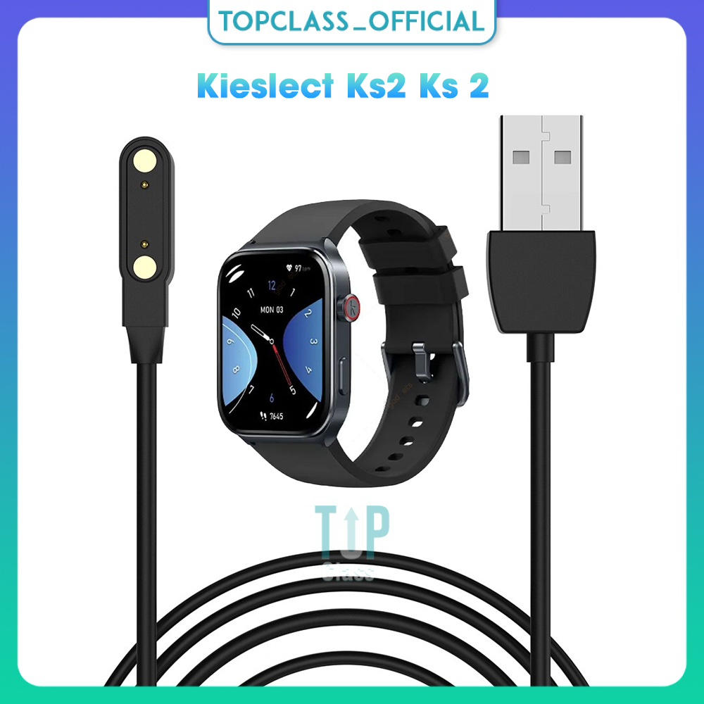 สายชาร์จ USB สำหรับนาฬิกาอัจฉริยะ Kieslect Ks2 Ks 2 อุปกรณ์ชาร์จสำหรับความสะดวก Smart Watch ...