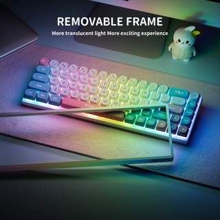 Rk Royal Kludge RKG68 RK68 RK837 RGB คีย์บอร์ดเมคคานิคอล แบบใช้สาย ...