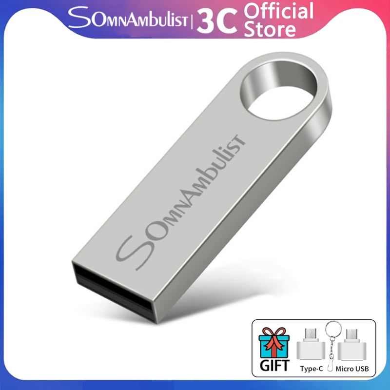 ราคาต่ําพิเศษ SomnAmbulist Metal U Disk 8GB, 4GB, 2GB, 1GB, USB 2.0 Memory Stick, 16GB, 32GB ...