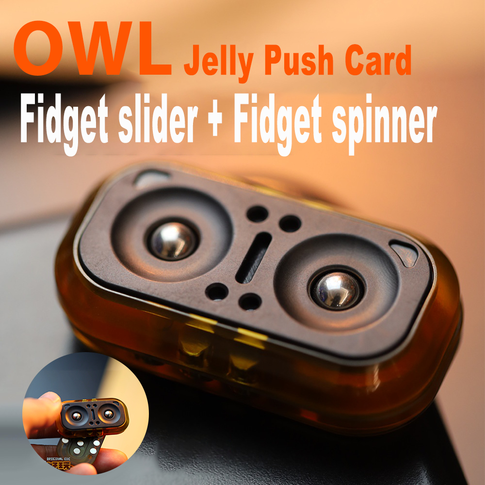 Owl fidget Spinner โลหะ หมุนได้ 2 in 1 ของเล่นสําหรับเด็ก | Shopee Thailand