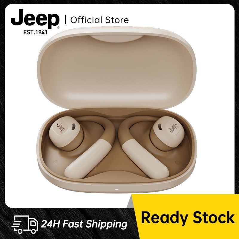 Jeep EC001 หูฟังบลูทูธ 5.3 เสียงดี HD Calls IPX5 กันน้ำ หูฟังเปิดหู พร้อมไมโครโฟน | Shopee Thailand