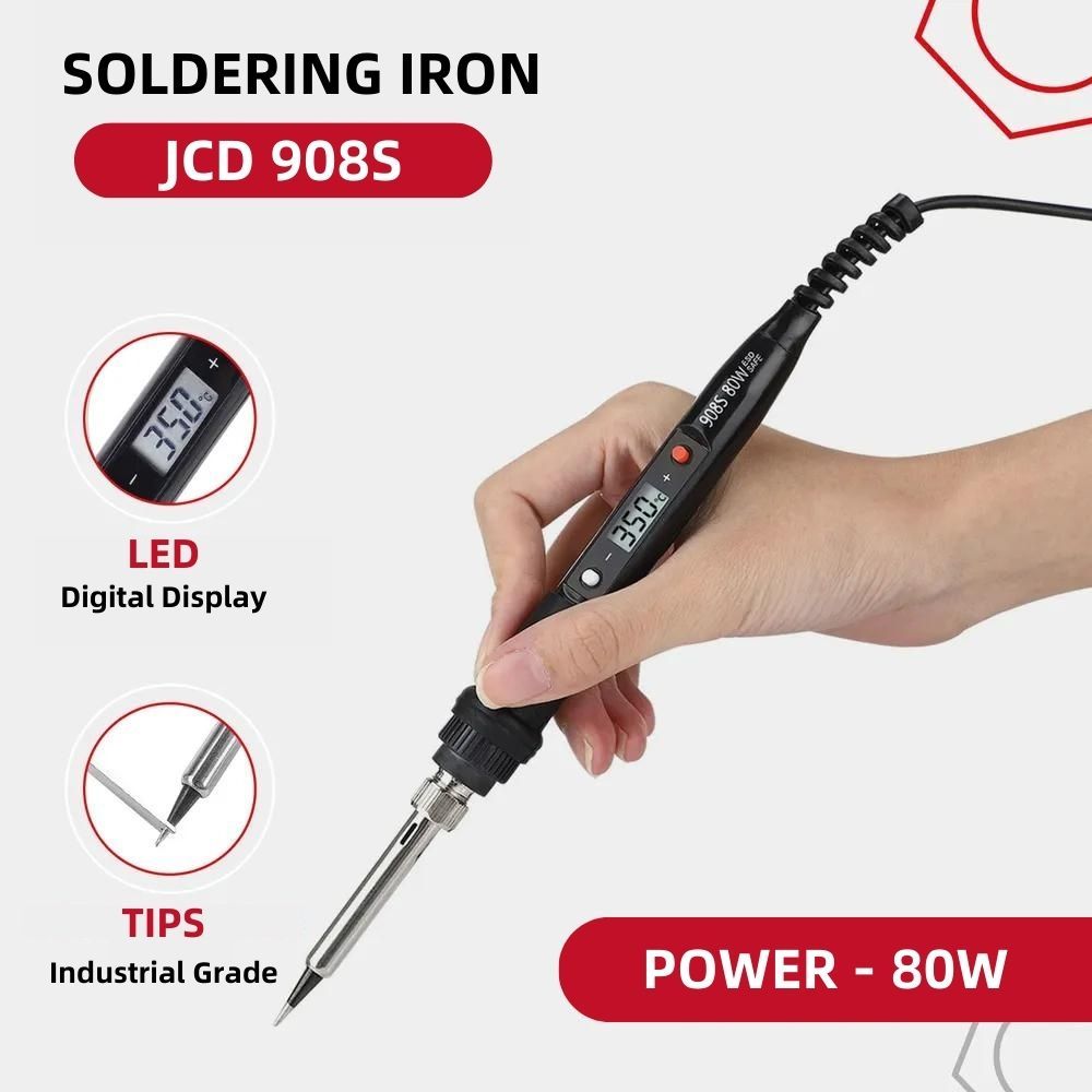 JCD 80W หัวแร้งบัดกรี 908S ชุดหัวแร้ง หัวแร้ง หัวแร้งไฟฟ้า ชุดบัดกรีสำหรับเครื่องประดับ, โลหะ ...