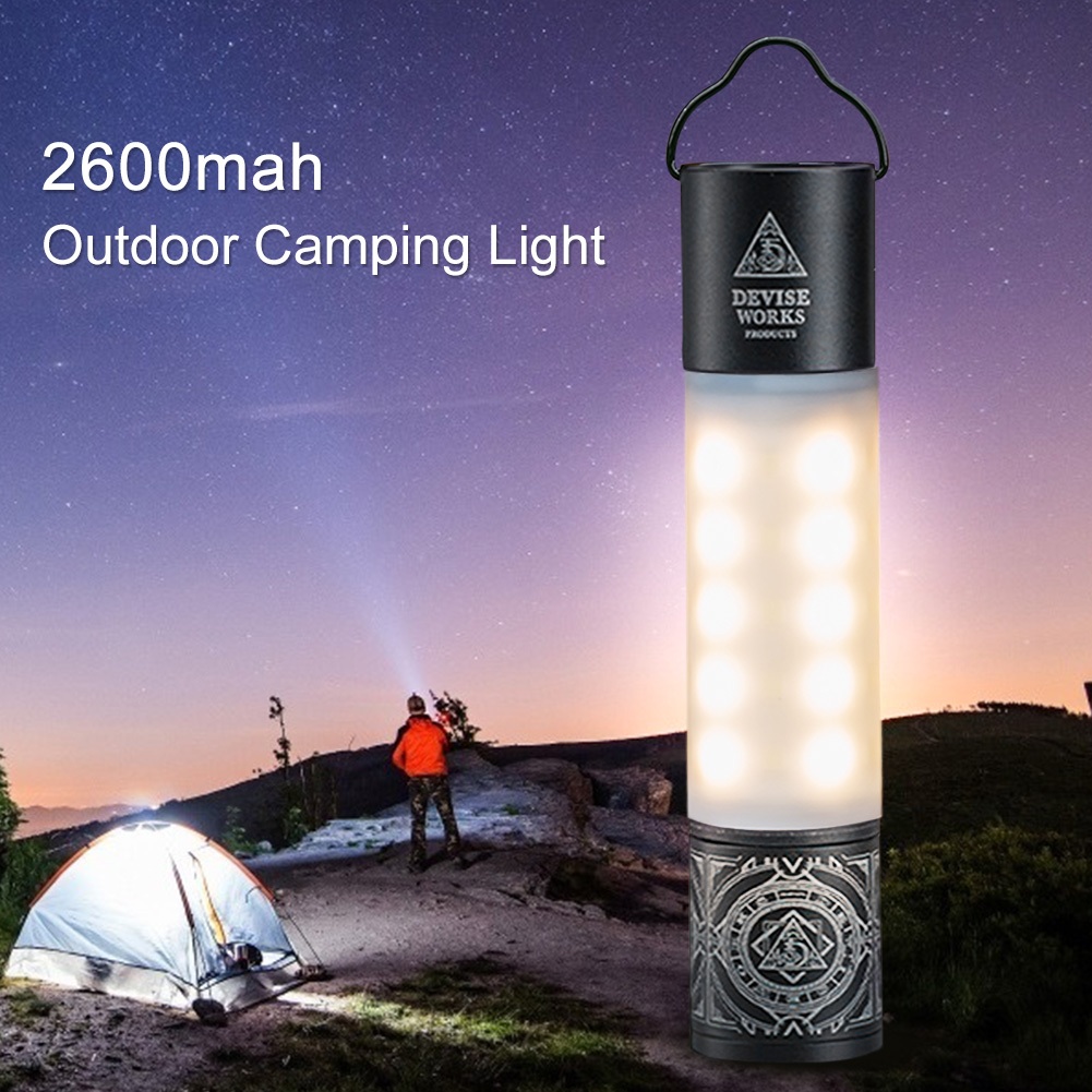 ไฟฉาย 2600mah สําหรับตั้งแคมป์กลางแจ้ง (DEVISE WORKS) ไฟแคมป์ปิ้ง | Shopee Thailand