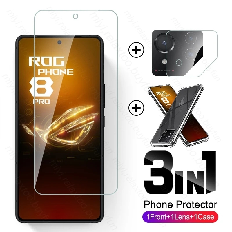ฟิล์มกระจกนิรภัยกันรอยหน้าจอ ฟิล์มกล้อง สําหรับ Asus ROG Phone 8 Pro phone8 rog8 8pro 7 6 phone7 ...