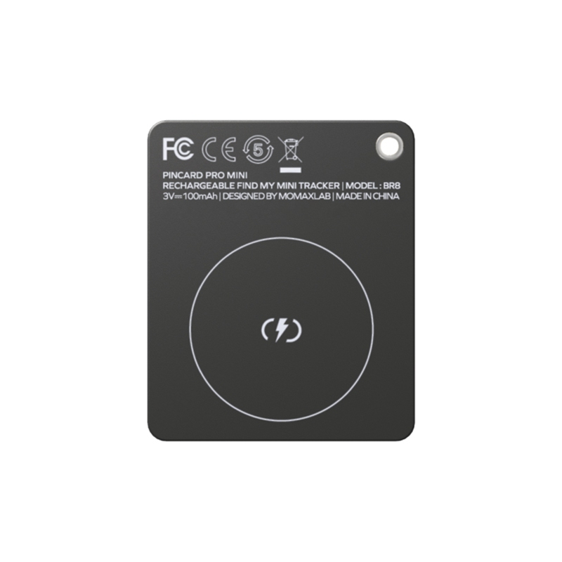 Momax Card อุปกรณ์ชาร์จไร้สาย BR8 ป้องกันการสูญหาย (สีดํา) | Shopee ...