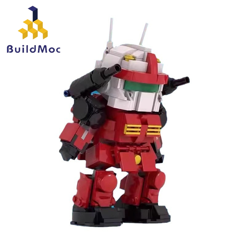 Buildmoc บล็อกตัวต่อโมเดลกันดั้ม SD Gundam Guncannon Mech Robot ของเล่น ...