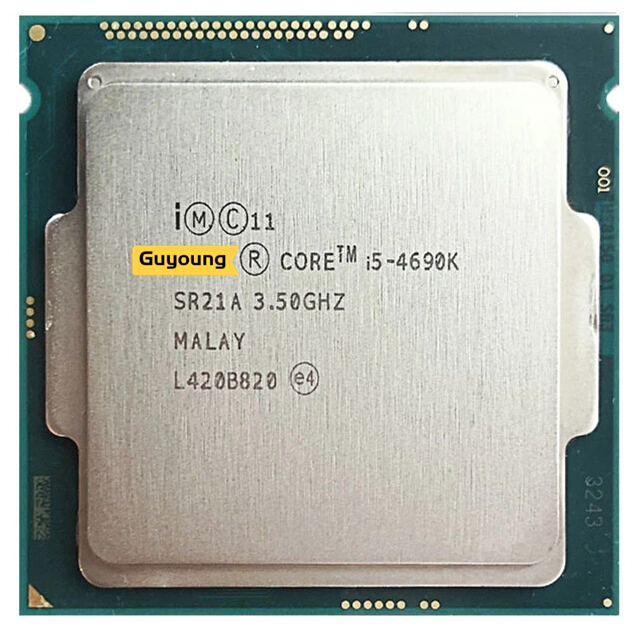 โปรเซสเซอร์ CPU YZX Core i5 4690K I5-4690K SR21A ความเร็ว 3.5GHz Quad ...