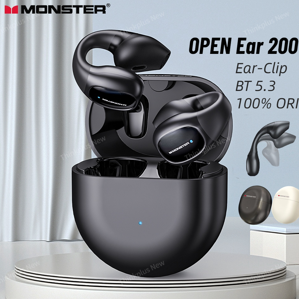 Monster Open Ear 200 หูฟังบลูทูธ 5.3 ลดเสียงรบกวนอัจฉริยะและกันเหงื่อ ...