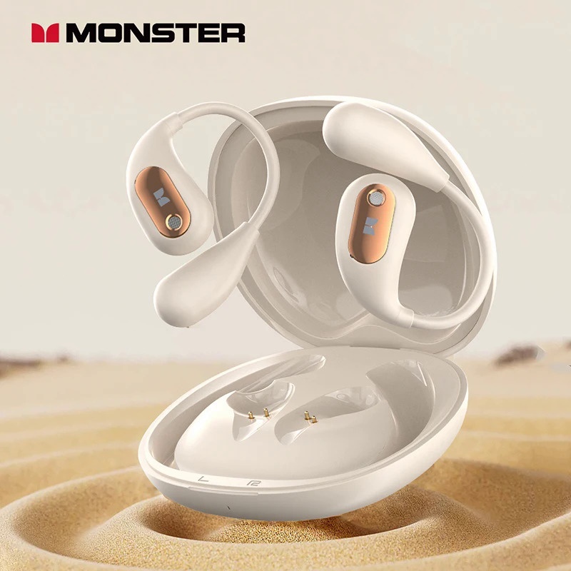 Monster Open Ear AC210 ชุดหูฟังบลูทูธ Bluetooth 5.4 OWS ชุดหูฟังลดเสียง ...