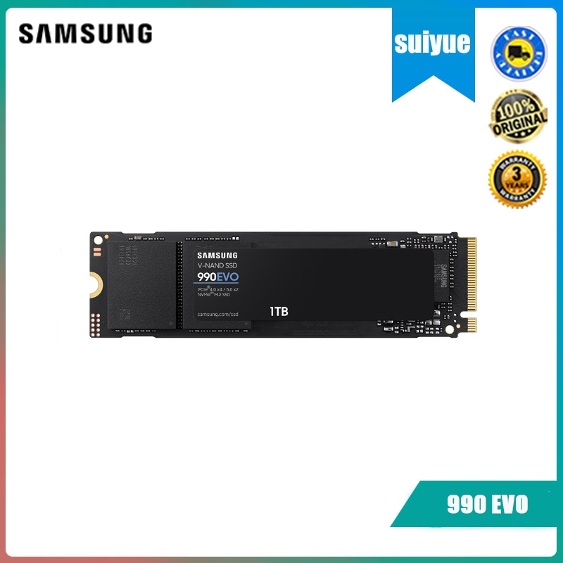 เดสก์ท็อป แล็ปท็อป Samsung 990 EVO 1TB 2TB NVMe M.2 PCIe 5.0 | Shopee Thailand