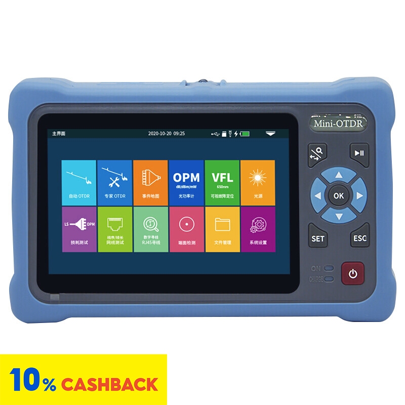 ⭐Novker NK4000D เครื่องทดสอบ otdr ออปติกไฟเบอร์ 1310 1550nm พร้อมมิเตอร์วัดค่าแสง และเครื่องมือ ...