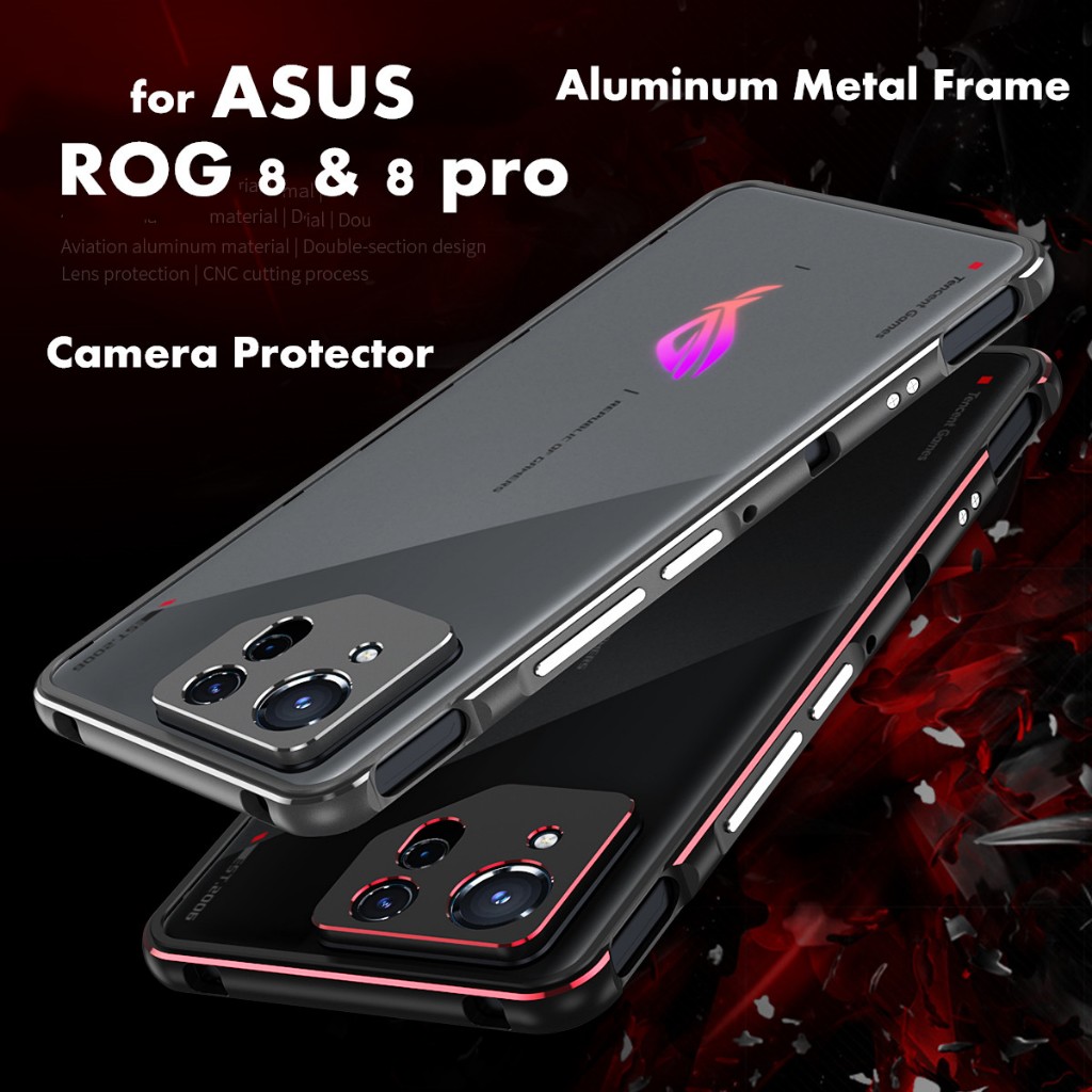 Luxury Aluminum Alloy Magnetic Case for Asus ROG Phone 8 Cases ...
