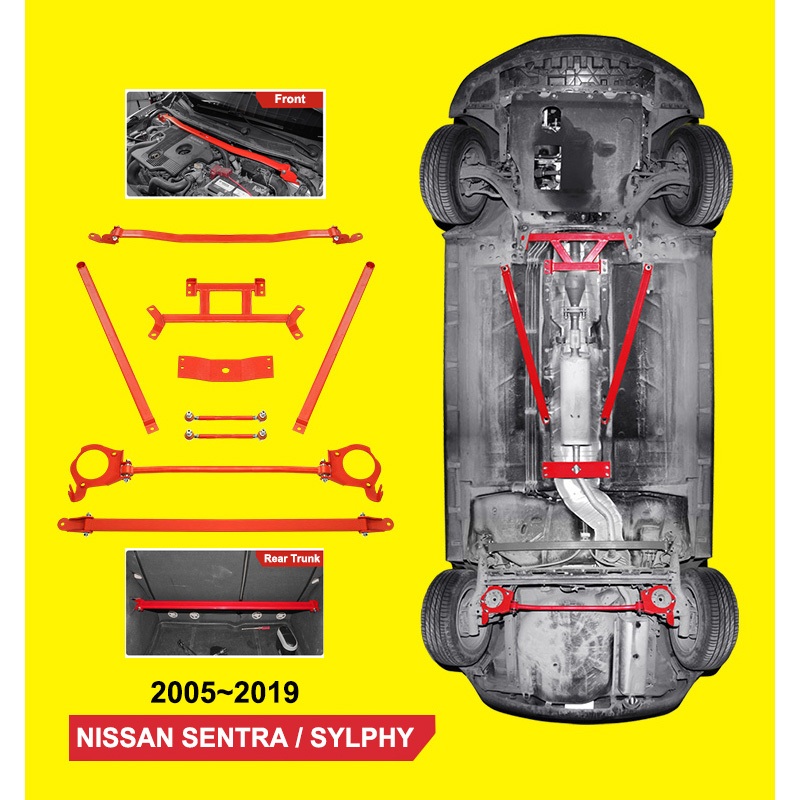 ค้ำหน้าบน กันโคลงหลังล่าง NISSAN SYLPHY B16 2007-2012 , Sylphy B17 2013 ...