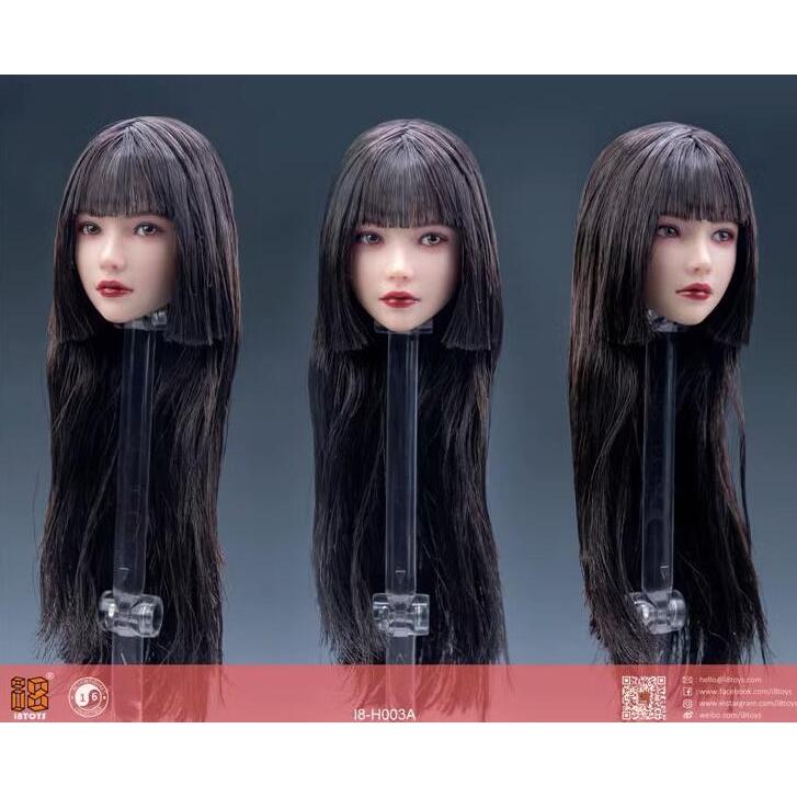 ของเล่นฟิกเกอร์ Yuki Cool Beauty Girl Head Sculpt 1/6 สําหรับฟิกเกอร์ ...